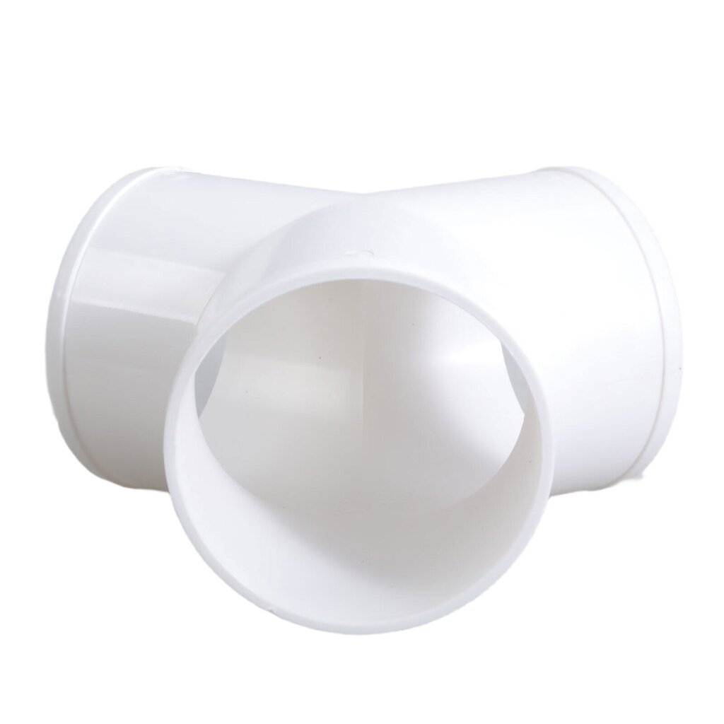 Y-образный тройник вытяжного канала Y-образный тройник равного диаметра вытяжного канала соединение ПВХ пластик-100 мм