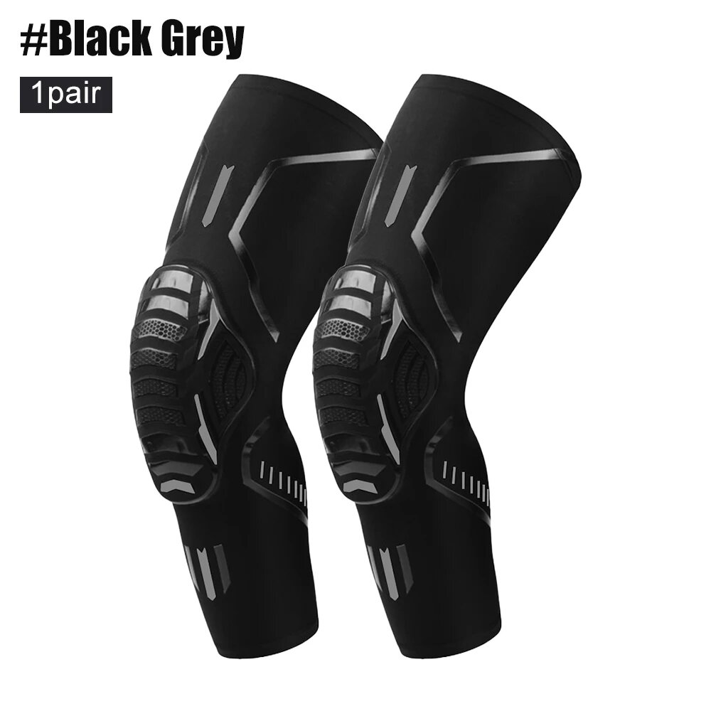Спортивные компрессионные наколенники и налокотники Elbow & Knee Pads Черный, M, Black Grey