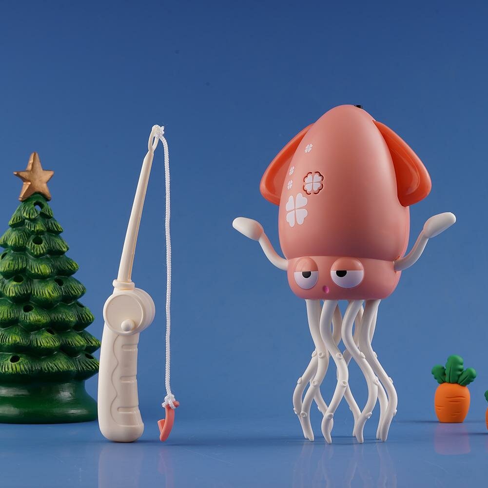 Электрическая танцующая игрушка осьминог со светодиодной подсветкой