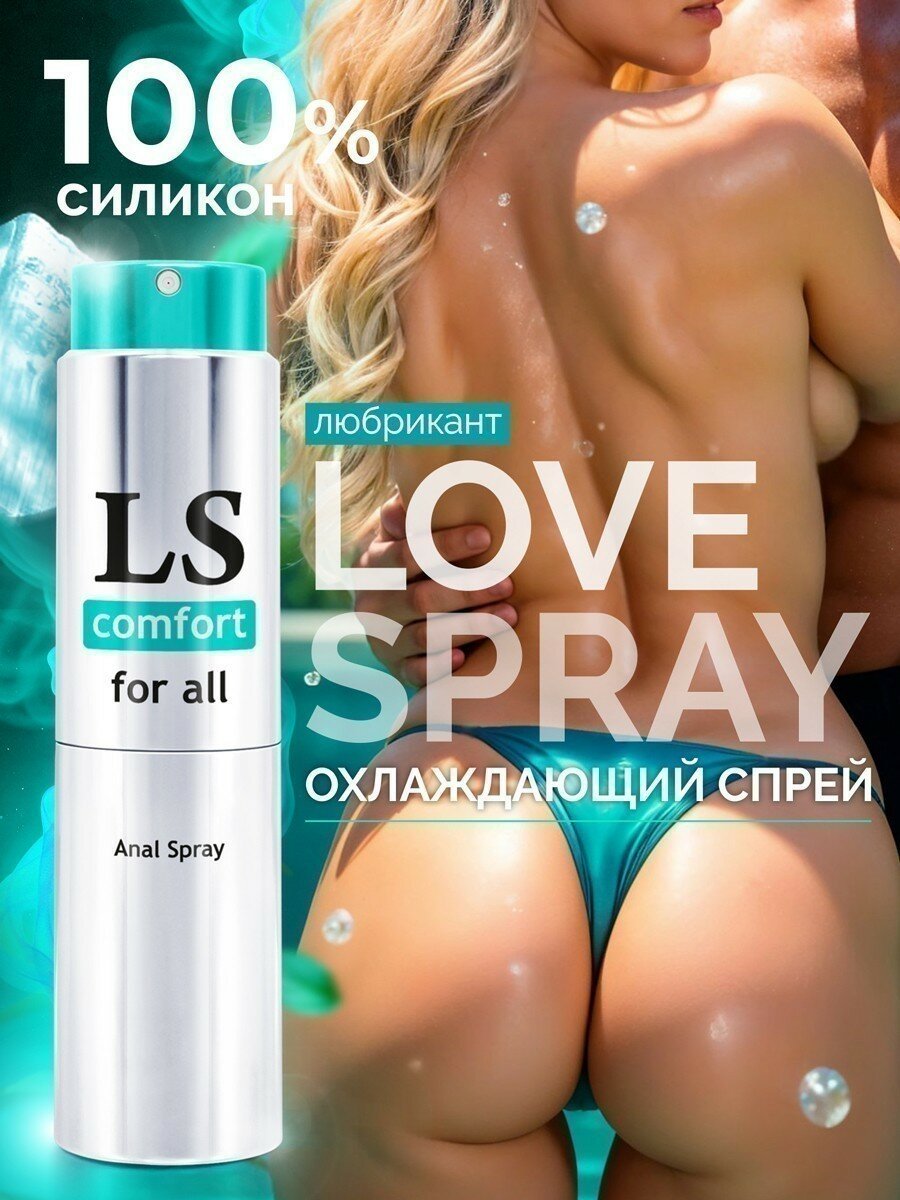 LOVESPRAY COMFORT анальный спрей-лубрикант с охлаждающим эффектом, 18мл