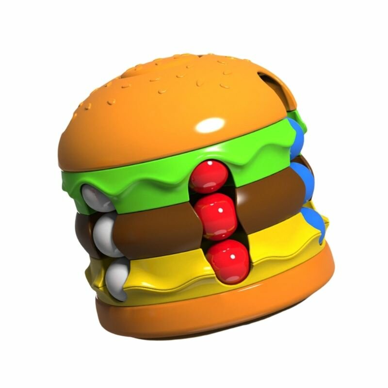 Бургер Rubik's Cube Картофель Фри Magic Bean С Декомпрессионным Кончиком Пальца Сверху-Burger