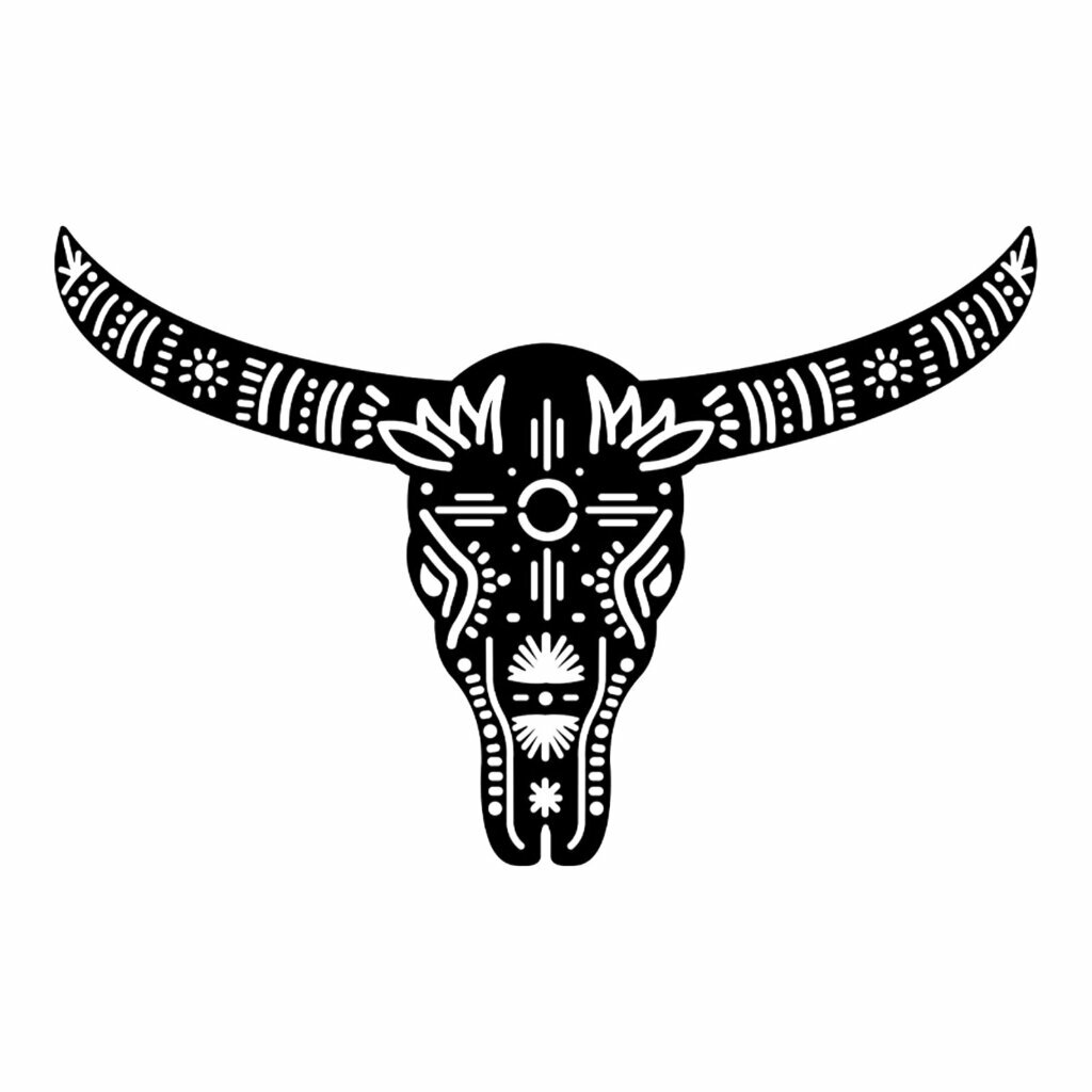 Уникальная скульптура Череп коровы Настенное искусство Абстрактный акцент Металлическая вывеска Кованые украшения Подвески для энтузиастов