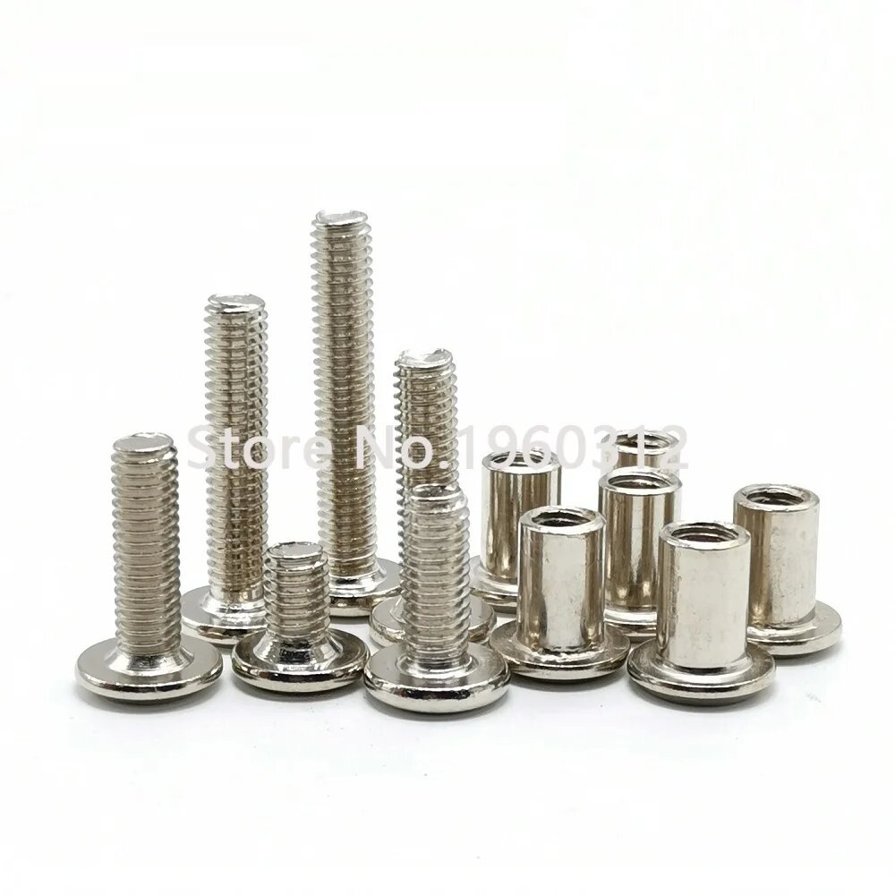 Комплект винтов M6*12/15 сталь с никелевым шестигранным приводом M6 X 15