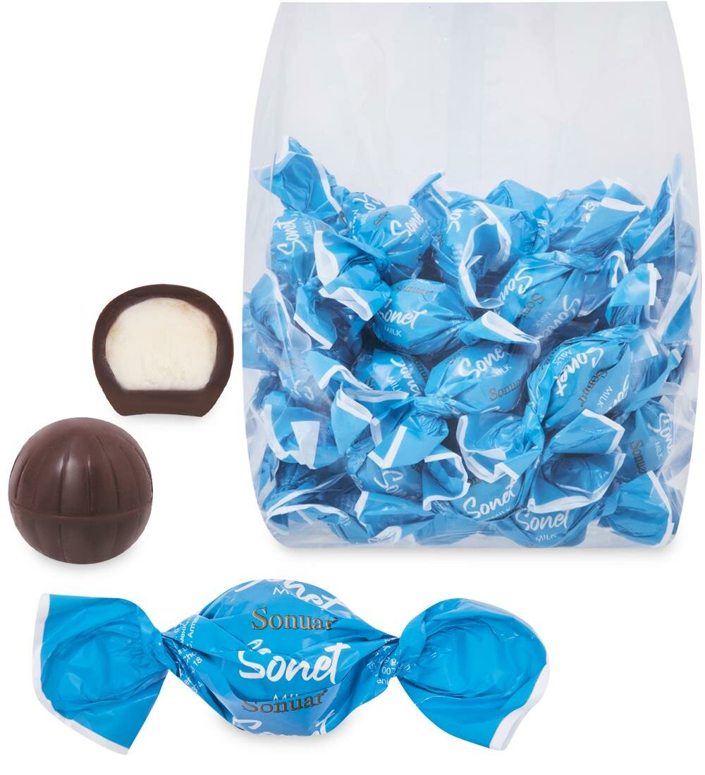 Шоколадные конфеты "Сонет" молочный 0,5кг (Sonuar) A2189878