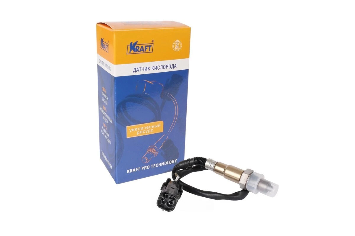 Датчик кислорода для ВАЗ 2110, Калина (2004-13), Гранта (2011-19), Приора (2007-18), KRAFT