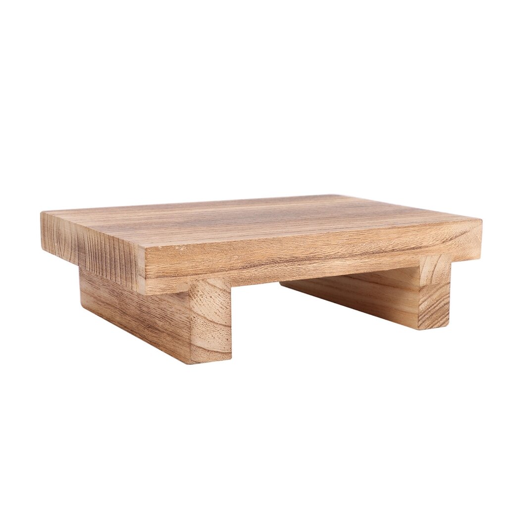 Портативный Деревянный Табурет-Ступенька С Нескользящей Функцией Деревянный Табурет для Прикроватной Тумбочки и Кухни