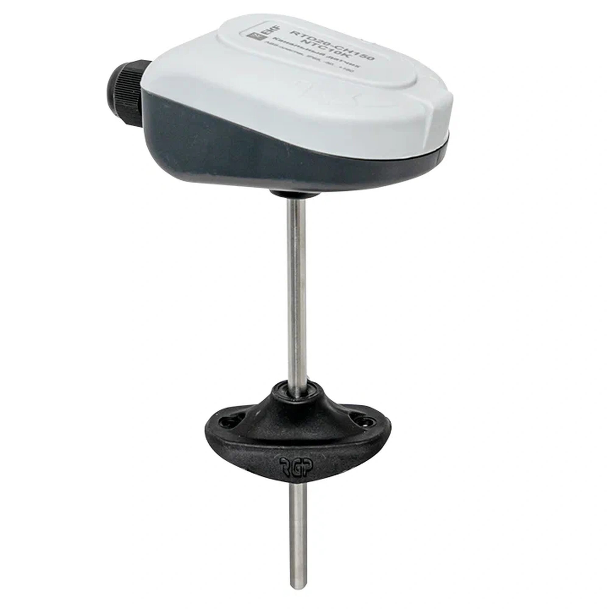 Датчик температуры EKF RTD20-CH150-NTC10K, канальный, NTC, белый/черный, 1 шт