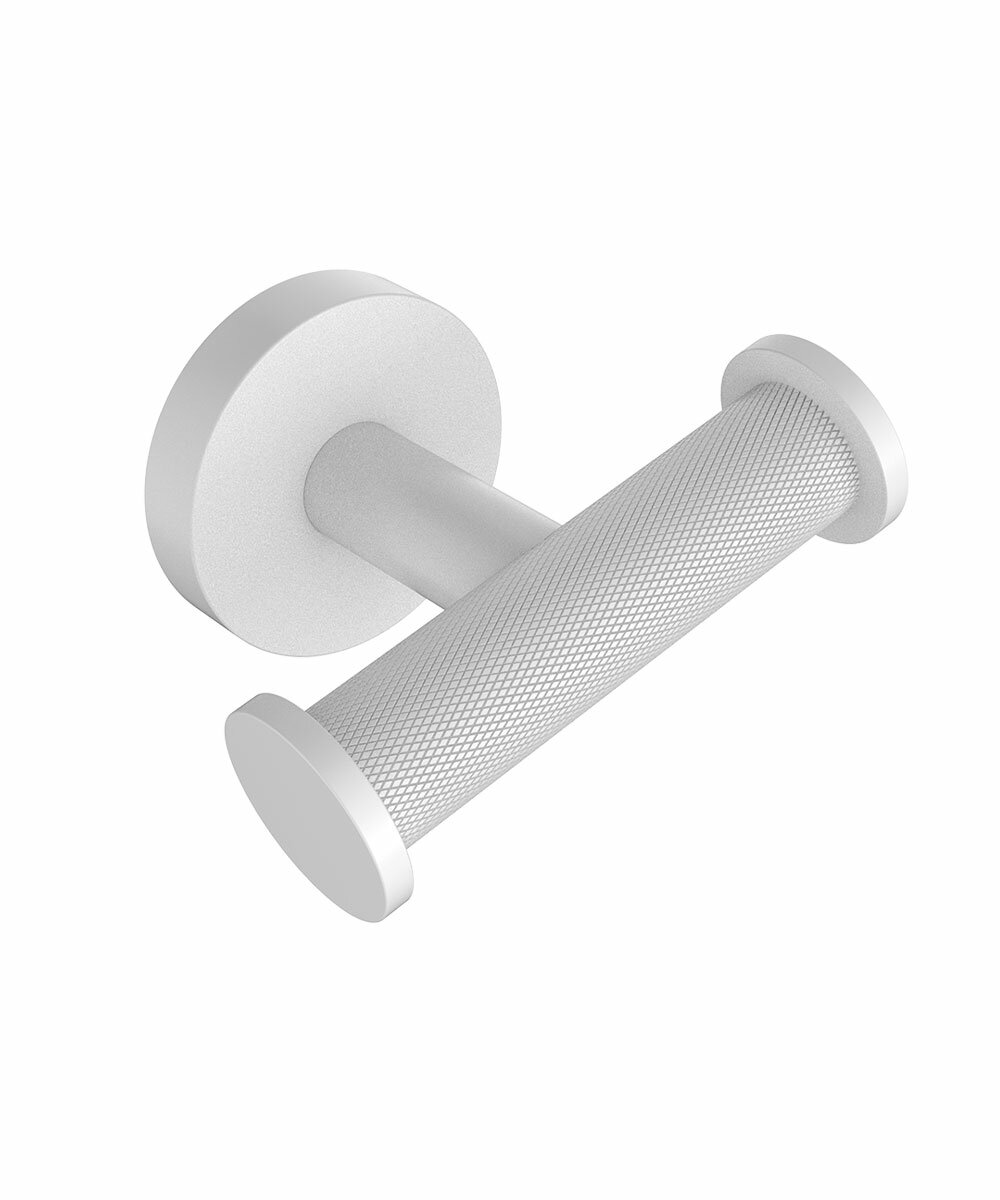 Крючок двойной для полотенца из латуни от бренда Vieir V5502-F белый