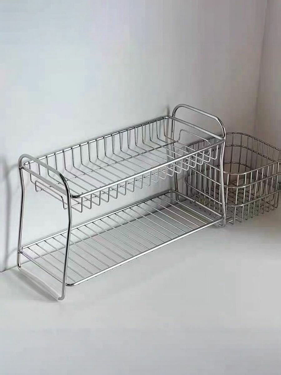 Стеллаж для хранения раковины из нержавеющей стали сливной стеллаж