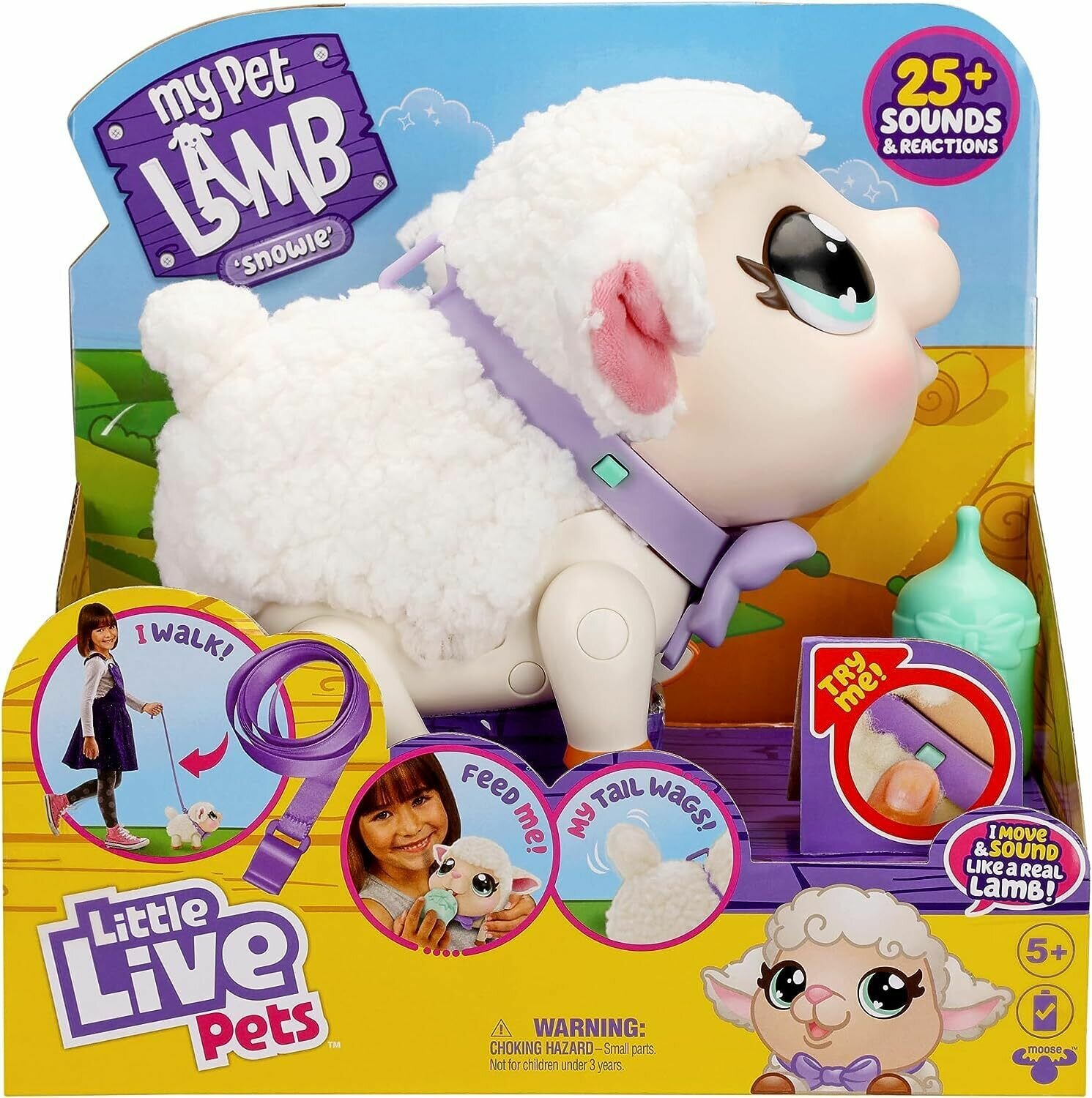 Интерактивная игрушка Little Live Pets -My Pet Lamb Walks, Dances 25+ Sounds & Reactions