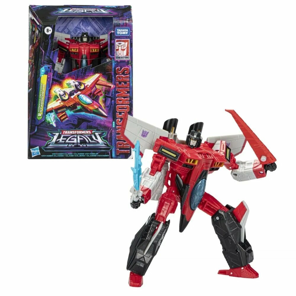 Hasbro Игрушки-трансформеры Generations Legacy Voyager Armada Universe Фигурка Старскрима - от 8 лет и старше, 7 дюймов F3056