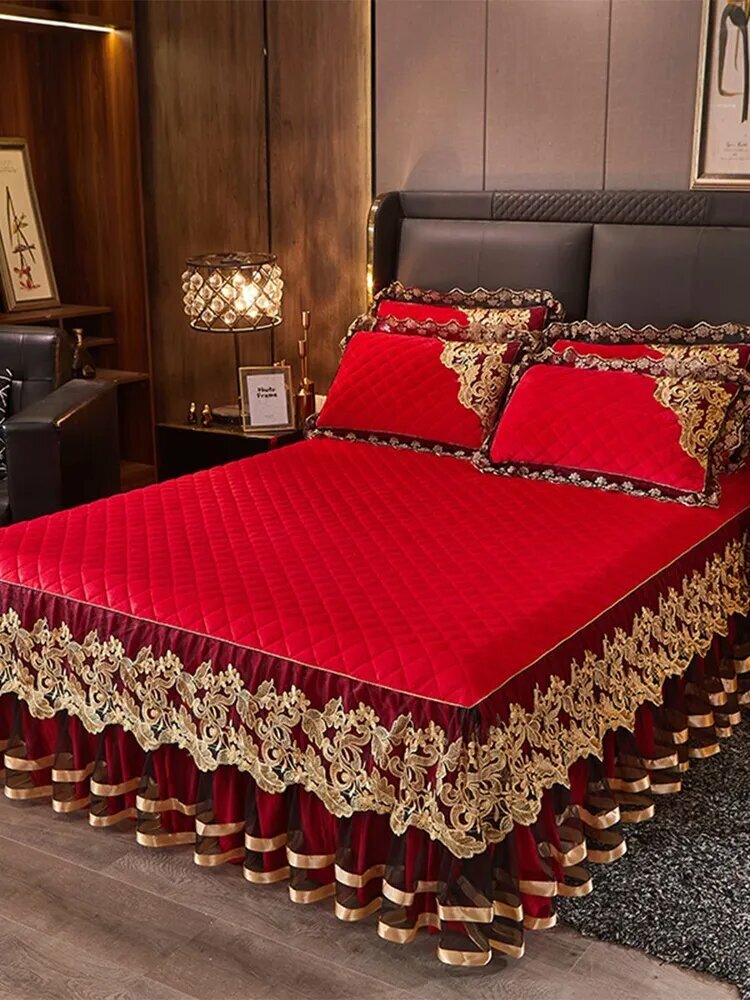 AiWinsure Покрывало с наволочками Velvet bedspreads, Бархат с размерами: 200 см х 150 см