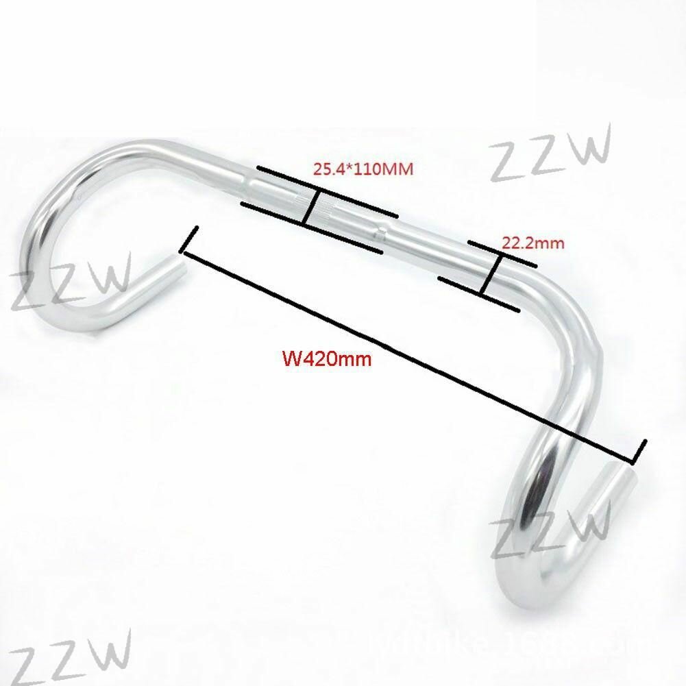 Руль для шоссейного велосипеда из алюминиевого сплава, гоночный велосипед, руль Drop Bar25.4x420MM.