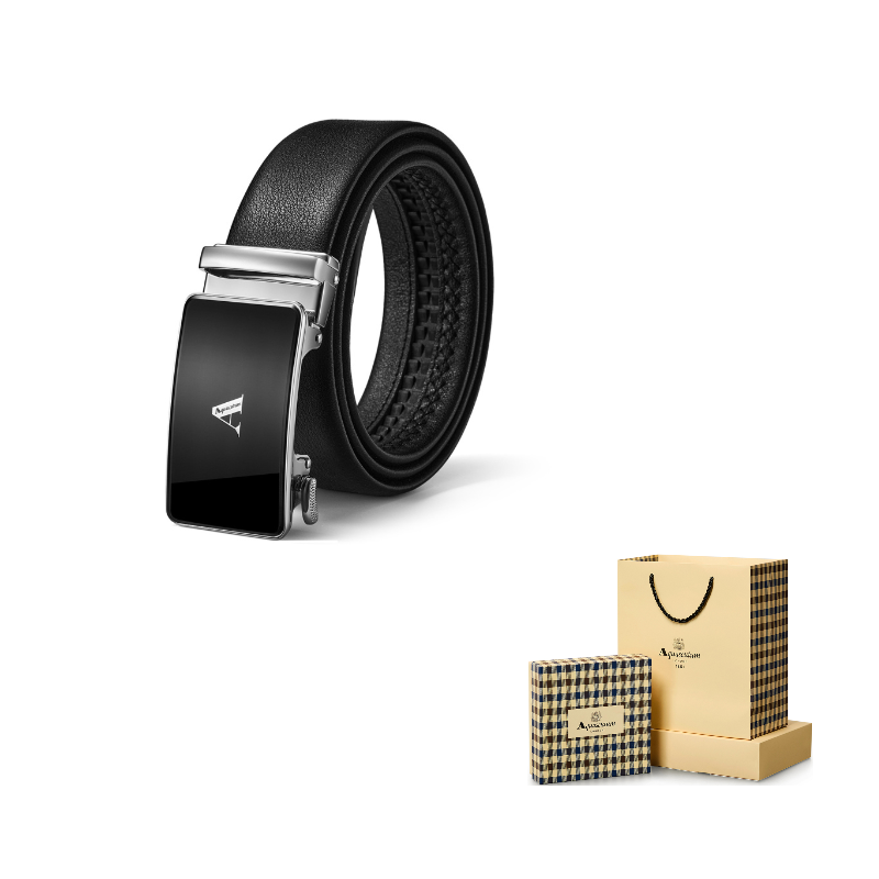 AQUASCUTUM Cow Leather Belts Men's 3.5cm 115