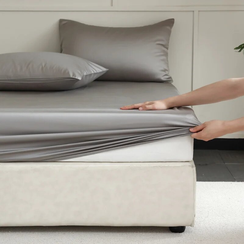 Простыня из шелка Dreamreal 200x200x30cm, Count Grey