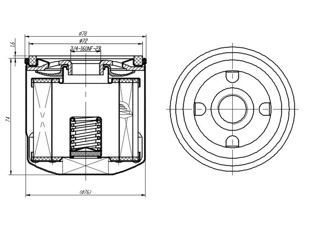 UNIO FLT-20037 (101201037K / 101201037KH / 101201037KP1) фильтр масляный фильтр масляный Ford (Форд) Ranger (Ренжер)