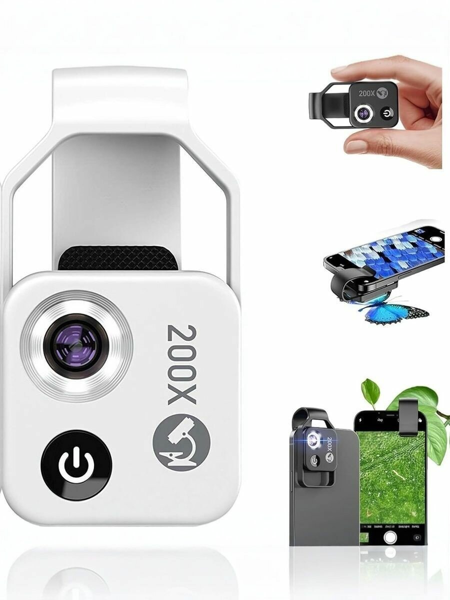 Набор линз для смартфона объектив на телефона для макросъемки рыбий глаз фишай широкоугольный