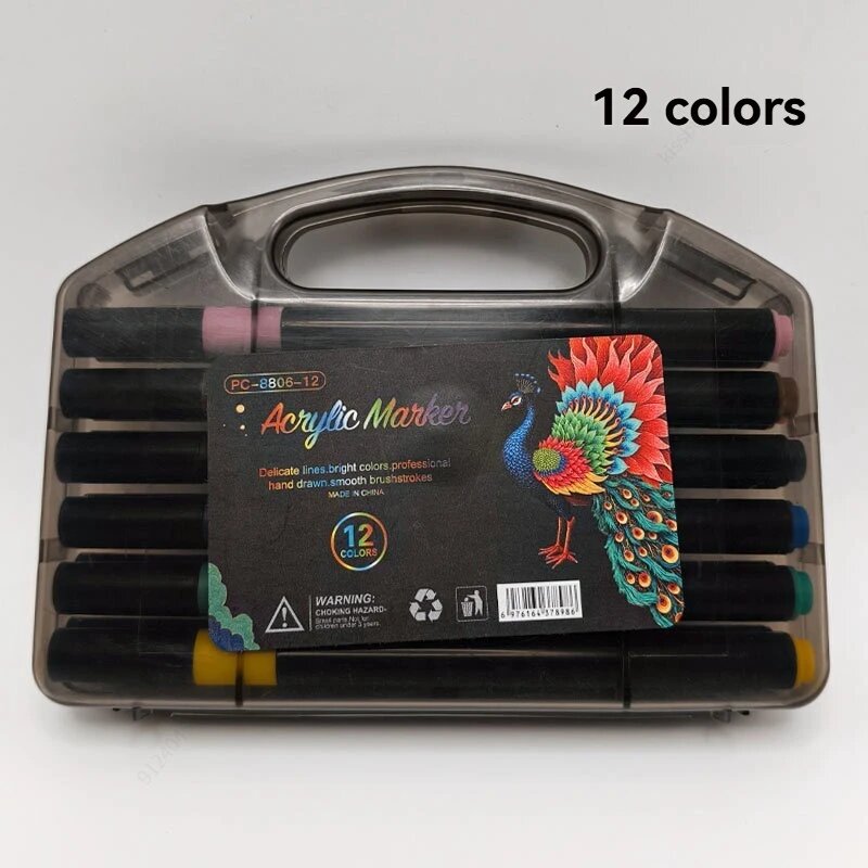Набор акриловых маркеров 80 цветов 12 colors