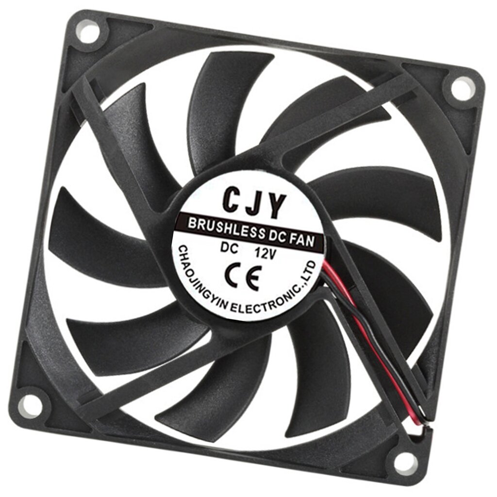 Сверхмощный вентилятор корпуса компьютера для ПК 80 мм Вентилятор охлаждения процессора Вентилятор охлаждения радиатора Вентилятор рассеивания тепла 5 В/12 В/24 В