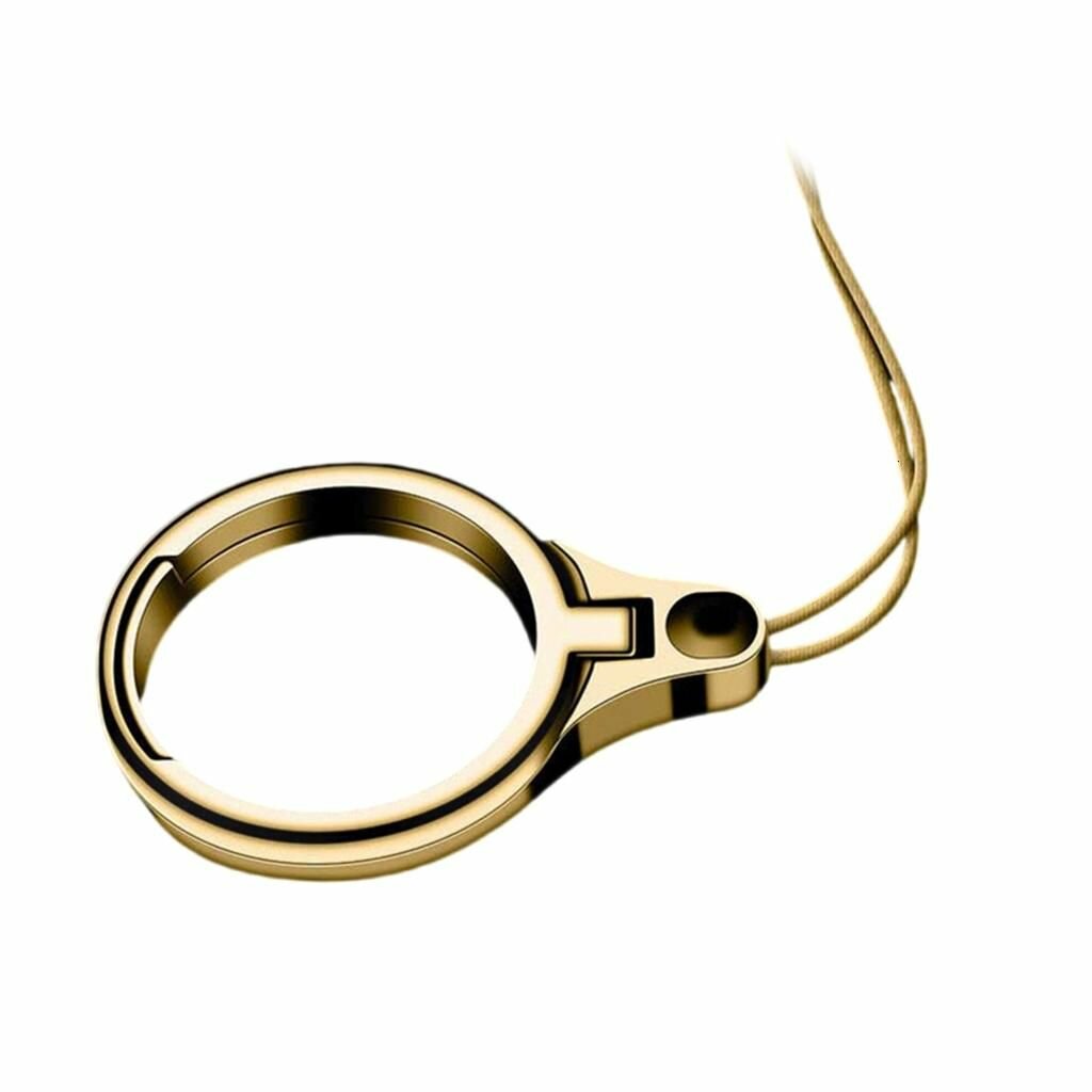 Шнурок для телефона, Держатель для кольца на шнурке мобильного телефона-Золото шампанского-Basic