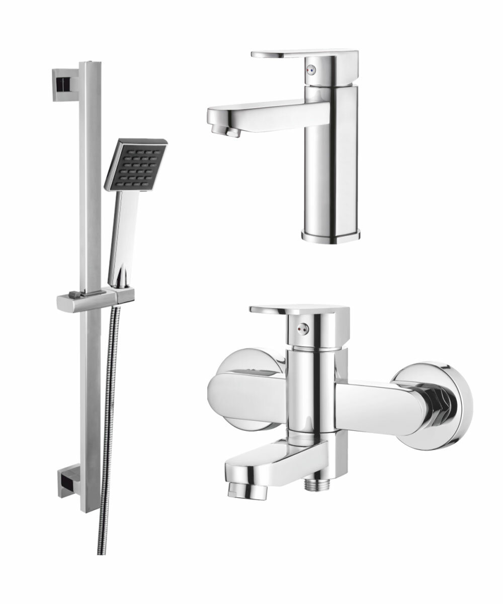 Душевой комплект для ванной комнаты из смесителя для ванны, смеситель для раковины от бренда Ganzer GZ06037