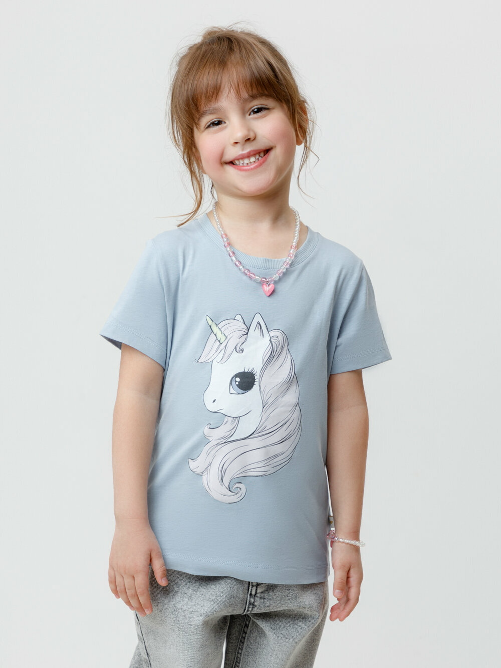 Футболка КР 302865/серо-голубой 1362 к664