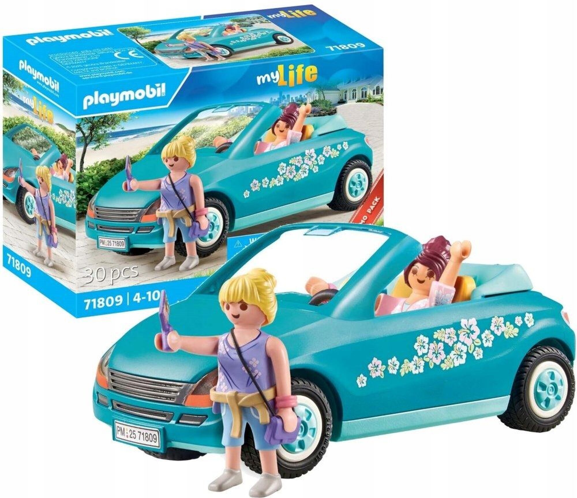 Конструктор Playmobil My Life - Кабриолет Тур с фигурками и аксессуарами - Плеймобиль 71809