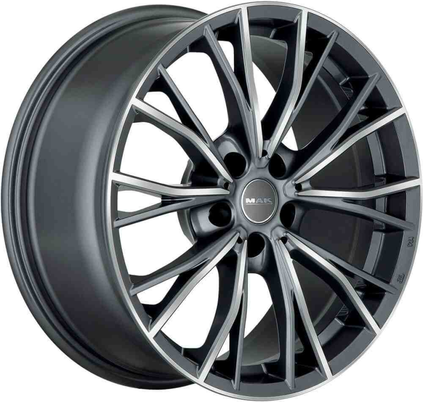 Диск колесный MAK Mark 7,5x18 5x120 Dia72.6 ET45 цвет Gun Met-Mirror Face
