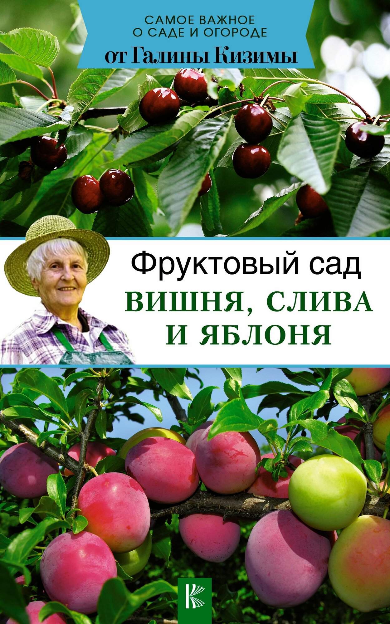 Фруктовый сад. Вишня, слива и яблоня (Галина Кизима)