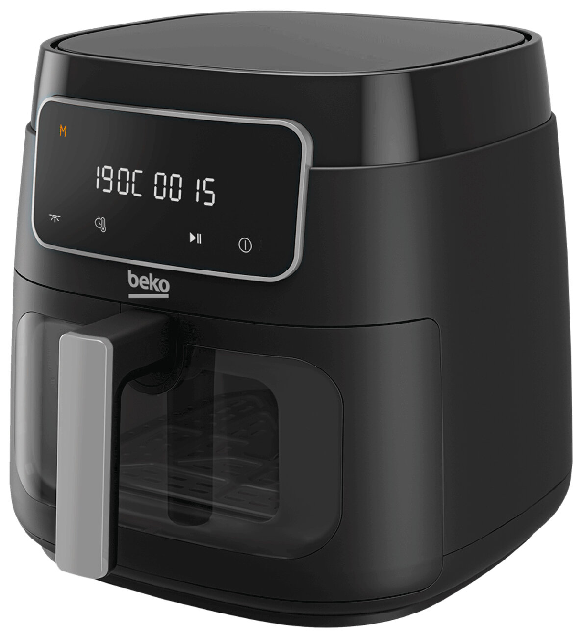 Аэрогриль Beko FRL 3374 B, мощность 1750 Вт, чаша 7,6 л, черный