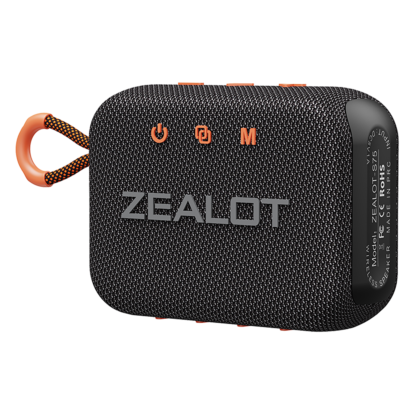 ZEALOT S75 Наружный динамик с поддержкой Bluetooth 5.2, 10 Вт, объемное звучание, портативный динамик для велоспорта с ремнем, водонепроницаемость IPX6, мини-динамик для кемпинга, домашних вечеринок и