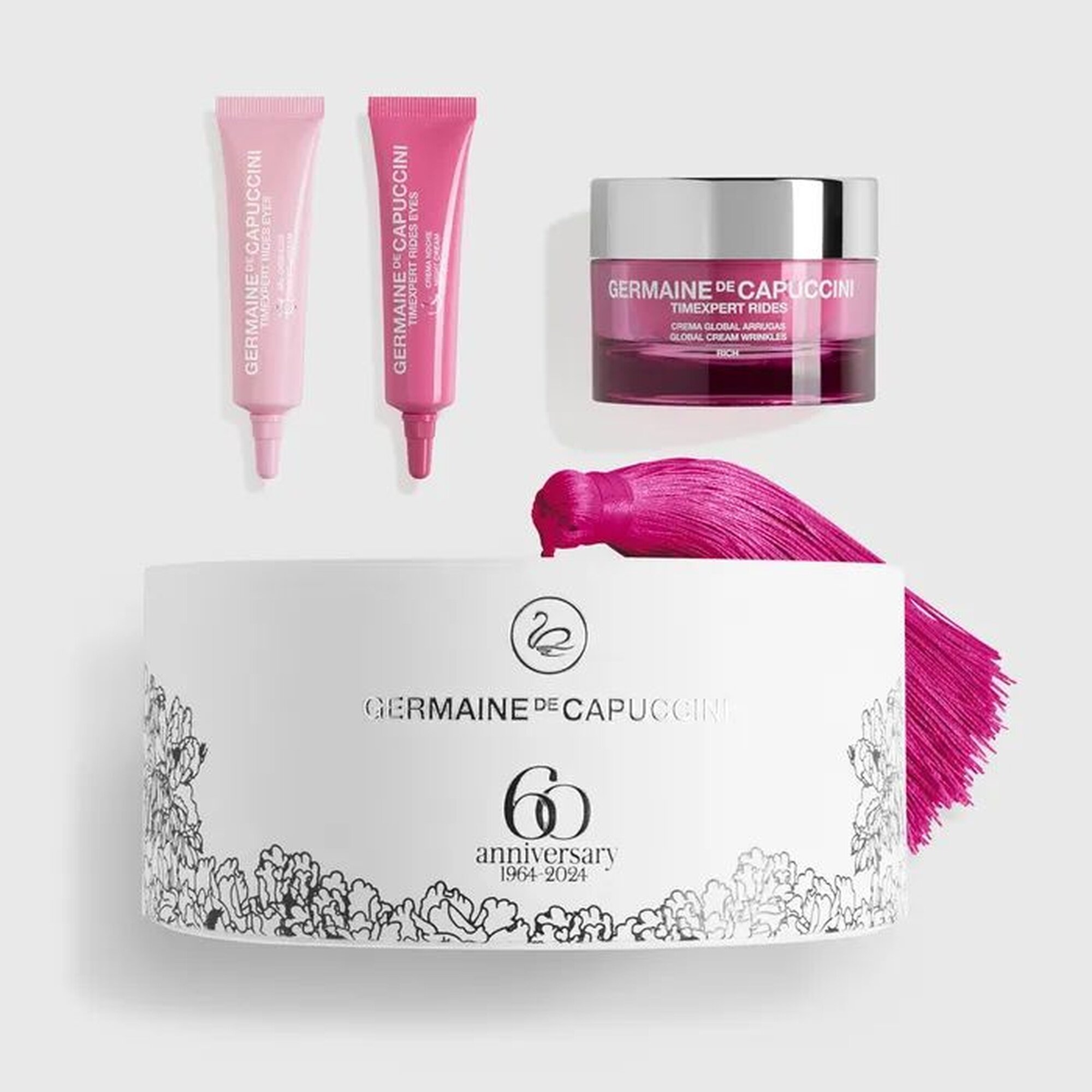 GERMAINE DE CAPUCCINI Набор: крем + Набор для ухода за кожей вокруг глаз Timexpert Rides Global RICH + Eye Contour SET