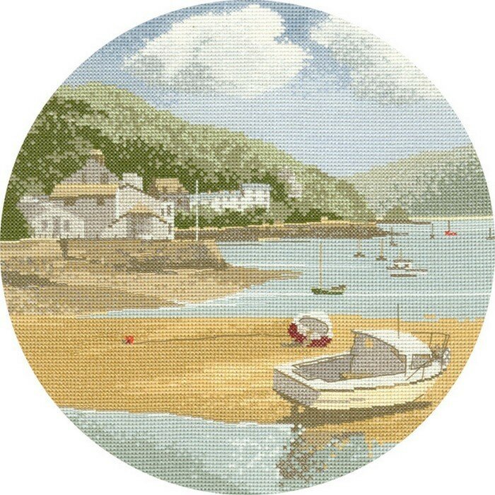 Набор для вышивания Heritage #JCLT271E Low Tide (Отлив), Счетный крест, 25.5 см