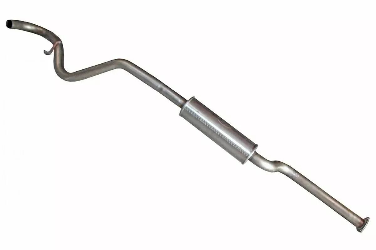 Глушитель доп. (резонатор) для а/м ВАЗ-2123 с "гусаком" под GM, удл. вместо катализатора ЕВРО-3 с отв. под зонд премиум (Н. Новгород)