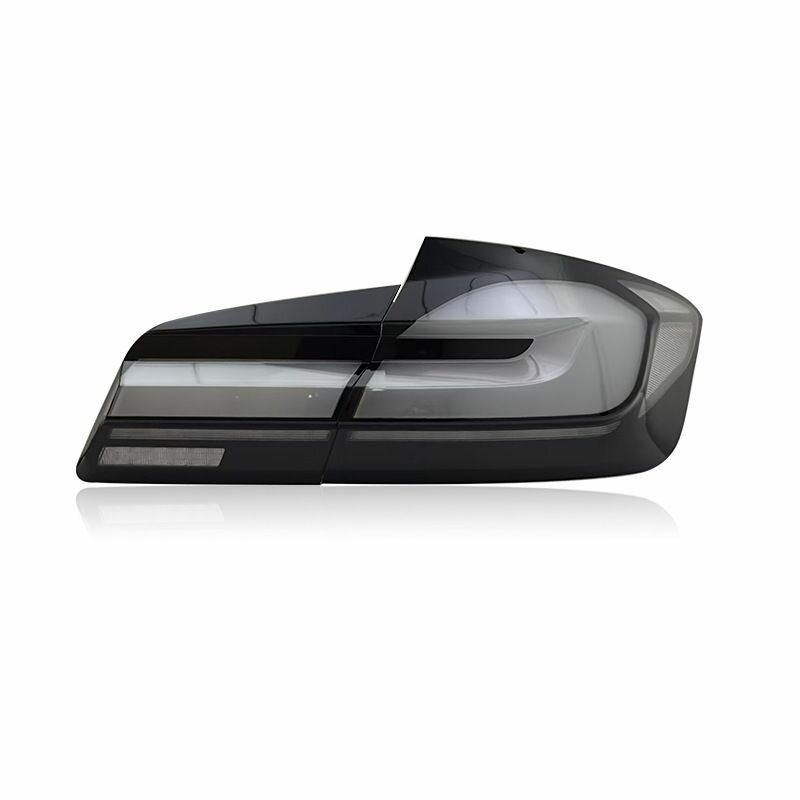 Комплект задних LED фонарей с бегущим поворотником для BMW 5 серии F10/F18 (2011 2017), стиль рестайлинг белое