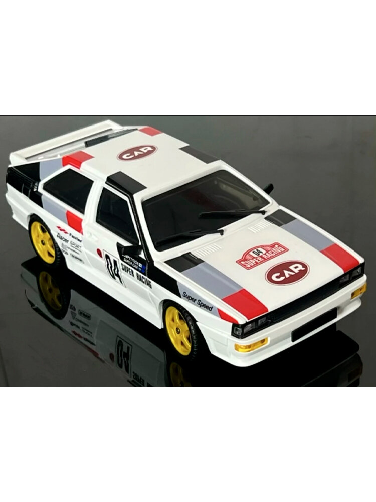 Радиоуправляемая машина для дрифта LD RC масштаб 1:28 4WD 2.4G Audi Quattro S1 - 2804PRO White
