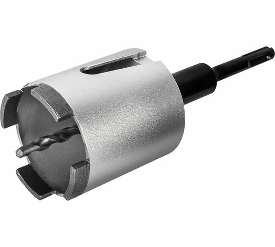 Коронка ПРАКТИКА алмазная бетон/кирпич 68х150мм цельная SDS-plus