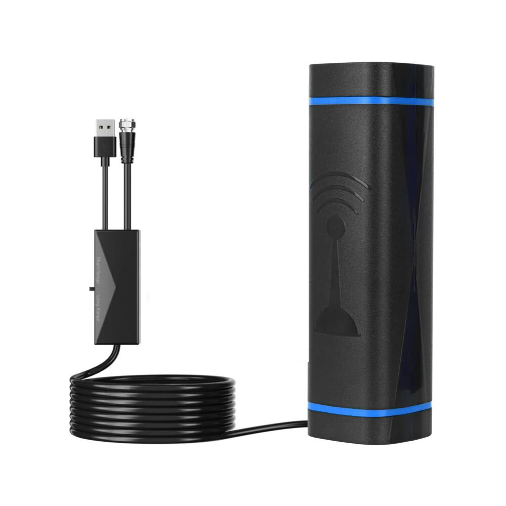 Телевизионная антенна длиной более 1200 миль, комнатная антенна для цифрового телевидения высокой четкости с усилителем сигнала, антенна для Smart TV и всех старых телевизоров 4K 1080p