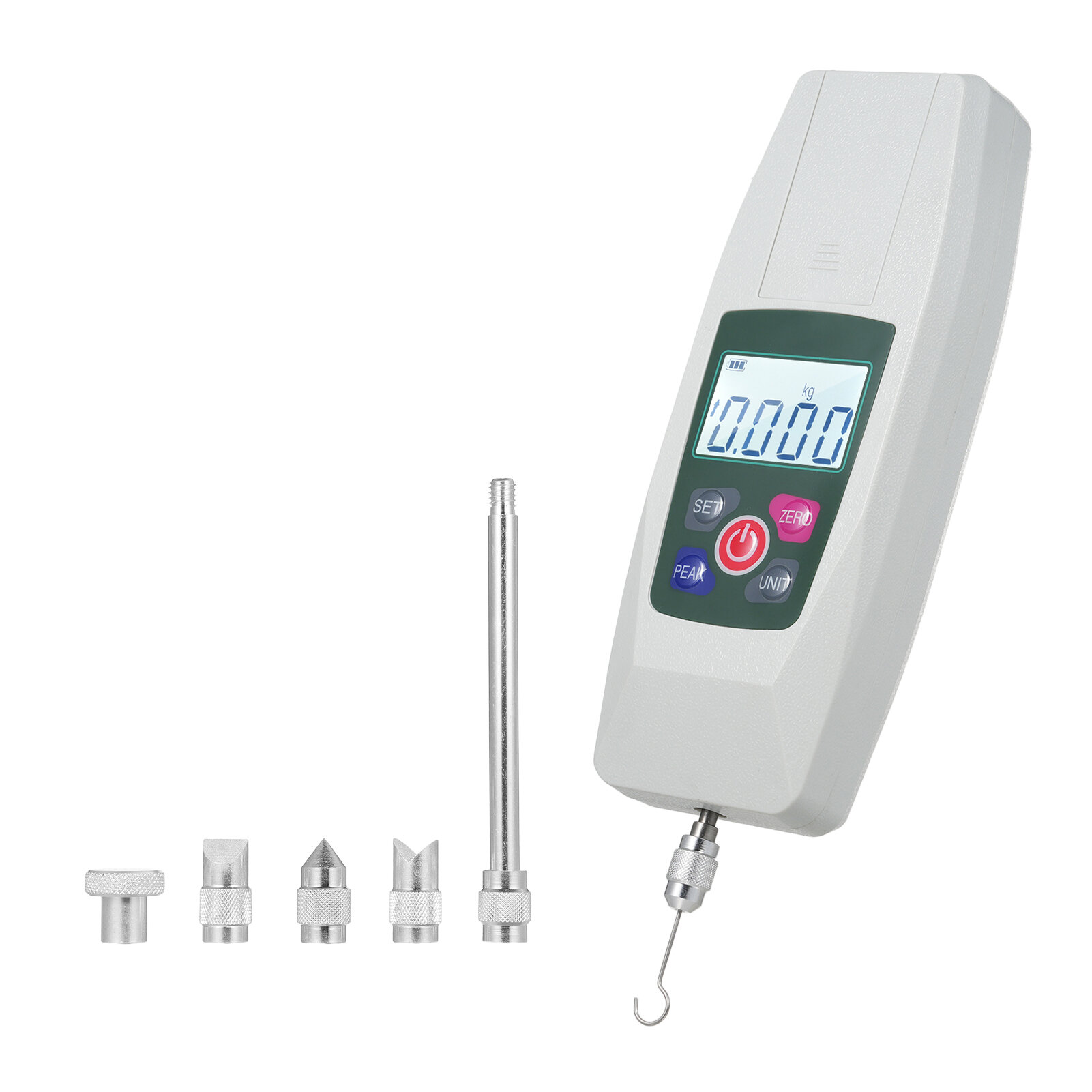 Цифровой динамометр с автоматическим отключением, динамометр с функцией натяжения и тяги, тестер давления на растяжение 500 Н/50 кг