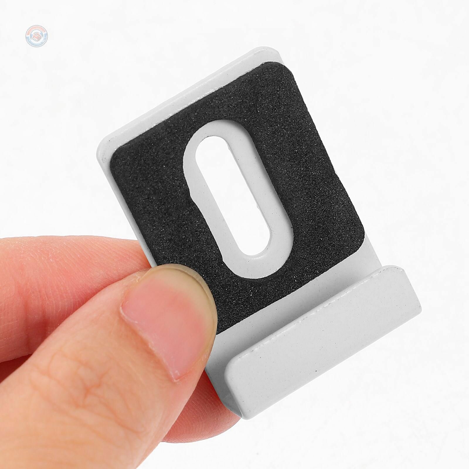 Крепление для зеркала на стену, белые металлические зажимы из нержавеющей стали, универсальные держатели с клейкими подушками, комплект 4 шт