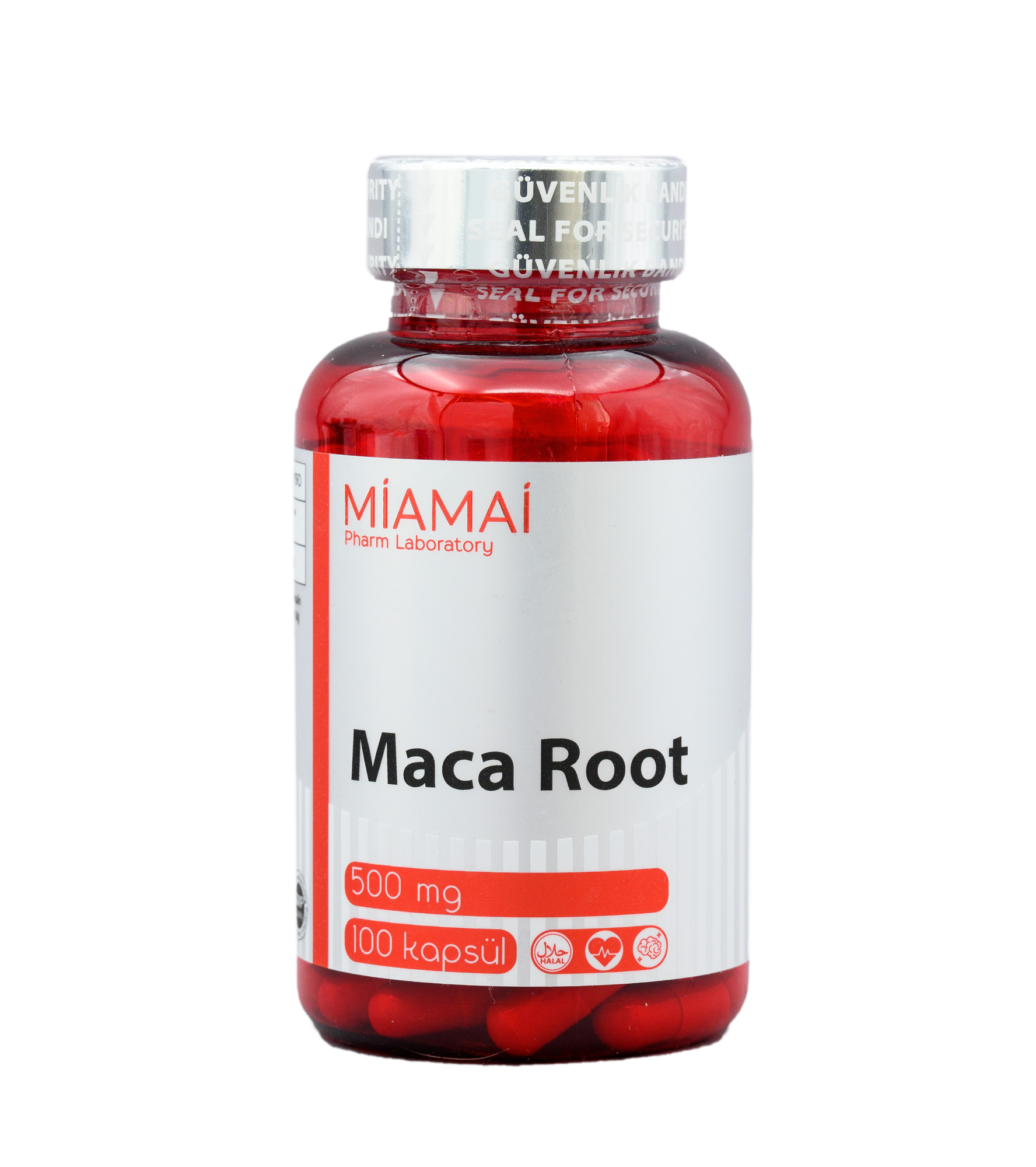 Miamai Maca Root, Корень Маки Перуанской 500 мг 100 капсул. Турция