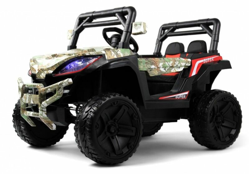 Другие электромобили Rivertoys Детский электромобиль L888LL зеленый камуфляж