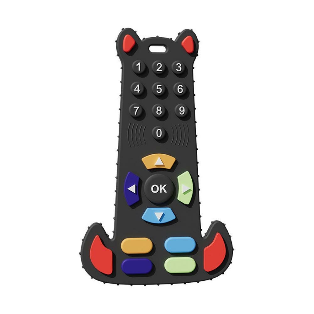 Набор прорезывателей для зубов. Силиконовый пульт грызунок и телефон для детей.