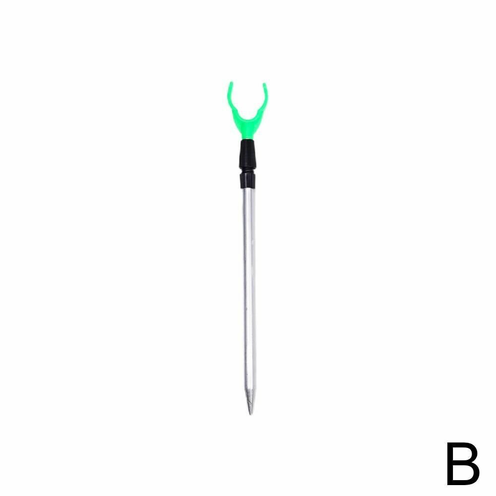 Прочный телескопический держатель для удочки Y-образной формы, короткая стойка с наземным креплением, компактная подставка для спиннинга