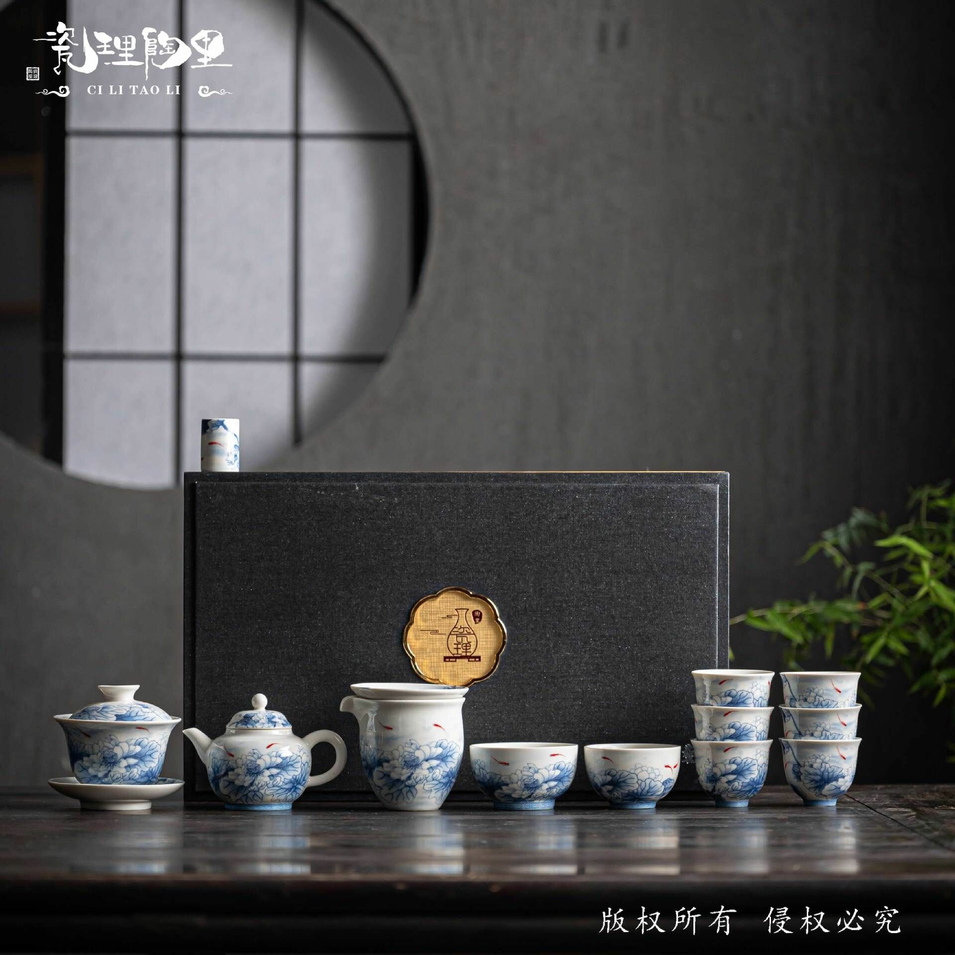 Кофейная пара горчичный Набор чайный