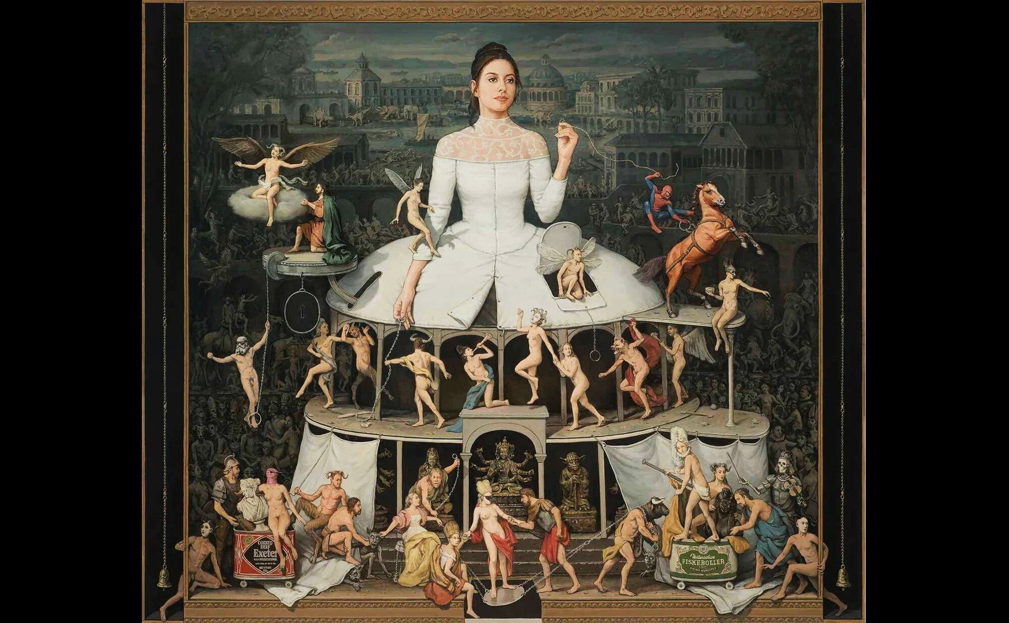 Плакат, постер Театр тщеславия на бумаге, размер 42х60см