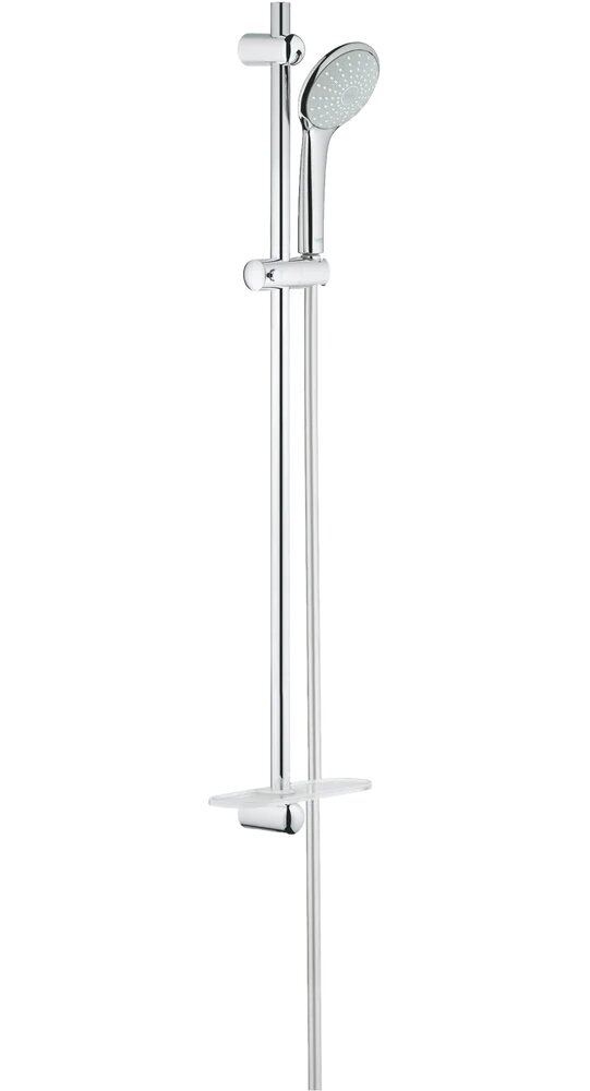 Душевой гарнитур Grohe Euphoria 110 Mono 27267001 хром, глянцевый, из нержавеющей стали, лейка для душа со шлангом и штангой