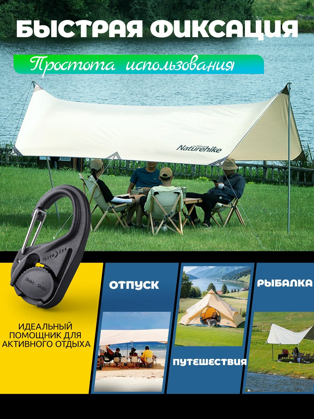 Оттяжки для палатки