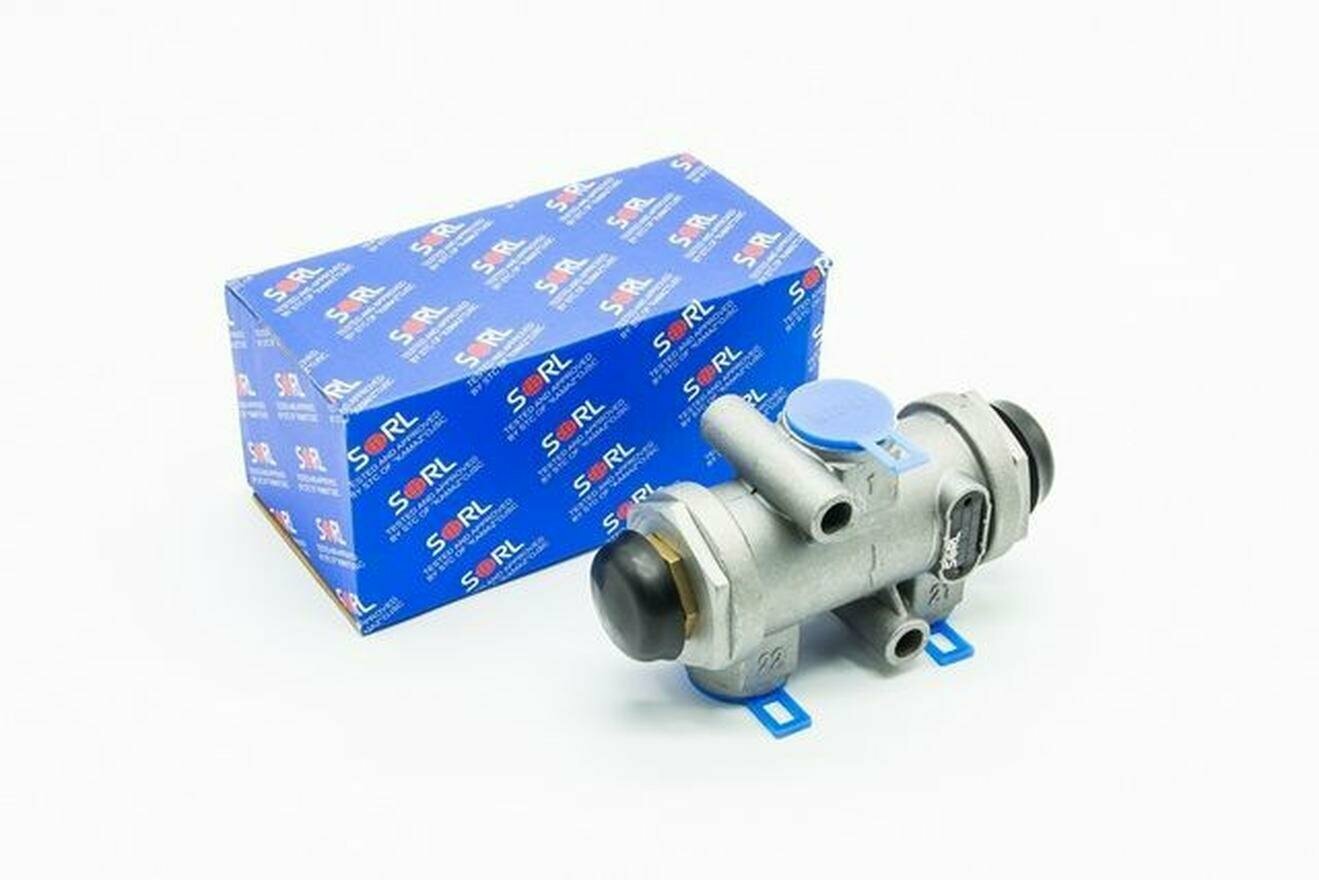 Клапан защитный двойной КАМАЗ, МАЗ, ПАЗ (100.3515110) SORL (35150210010)