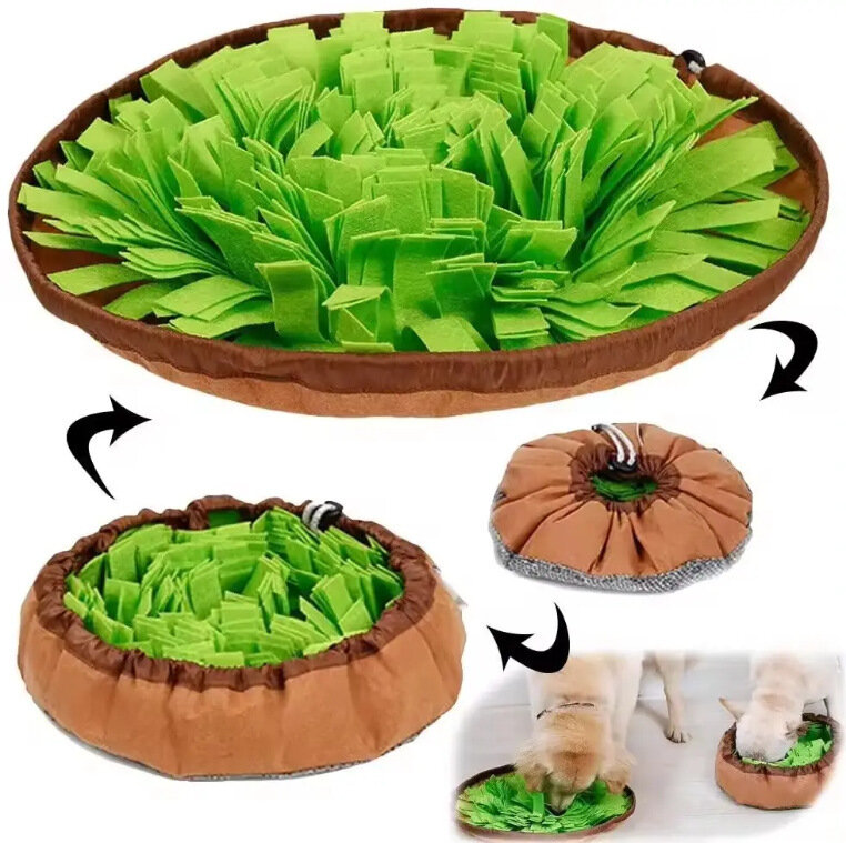 Новый развивающий коврик для собак: для поиска корма, дрессировки, игры на предотвращение удушья, интерактивный коврик